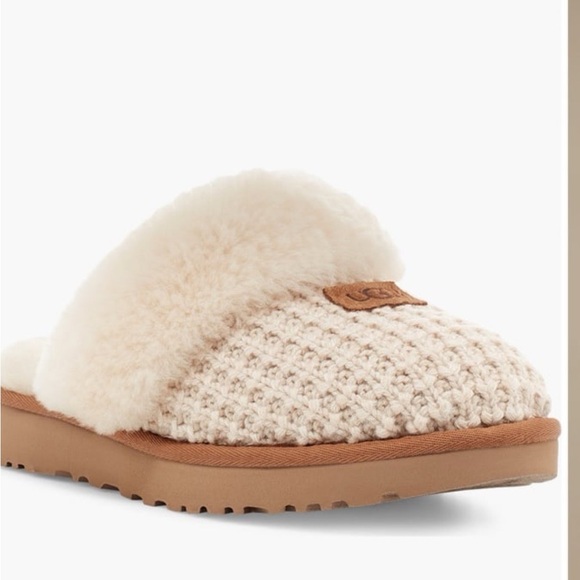 UGG | Shoes | Uggs Knit Plush Slippers Size | Poshmark